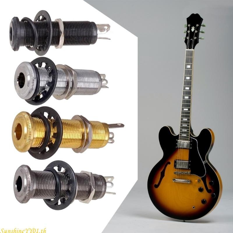 Sun Guitar Stereos Barrels Jacks Socket 3 Pin Jacks กระบอกอินพุต Output ...