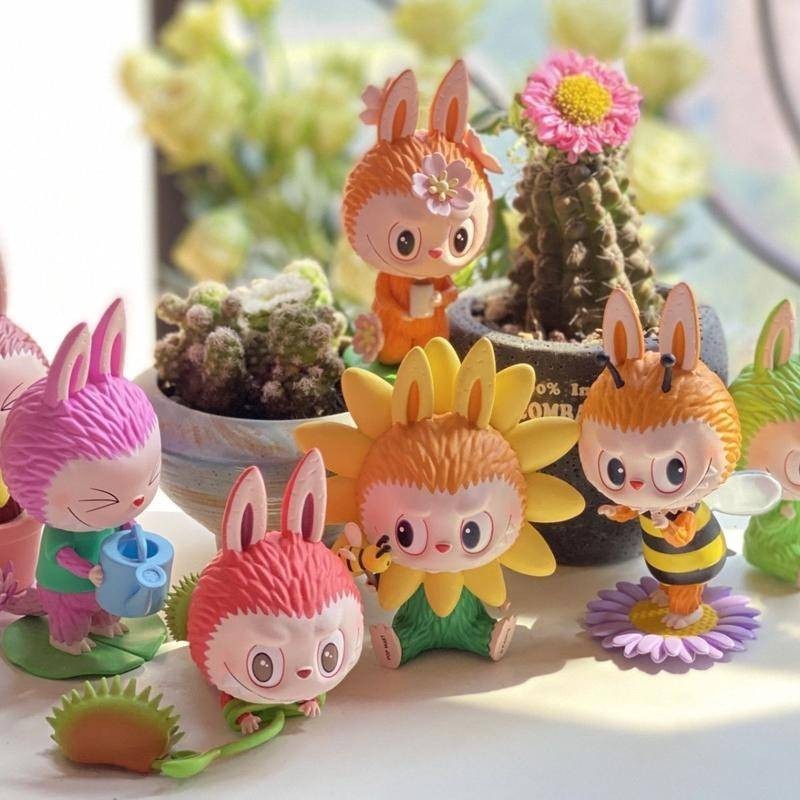 พร้อมสต็อก LABUBU LABUBU Flower Fairy Series ของแท้ Pop Mart Mystery ...