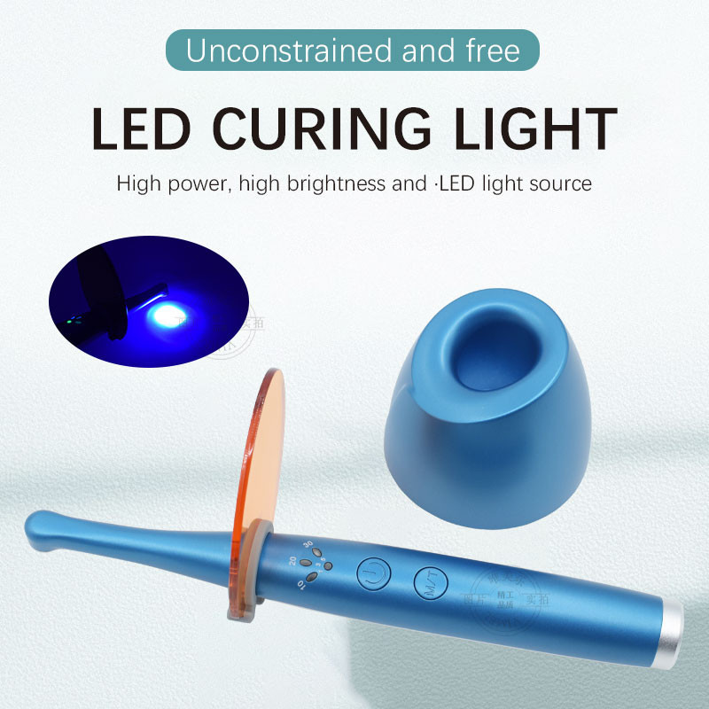 ออกแบบใหม่ 1 วินาทีทันตกรรมไร้สาย Curing Light ทันตแพทย์ LED Cure โคมไฟ ...