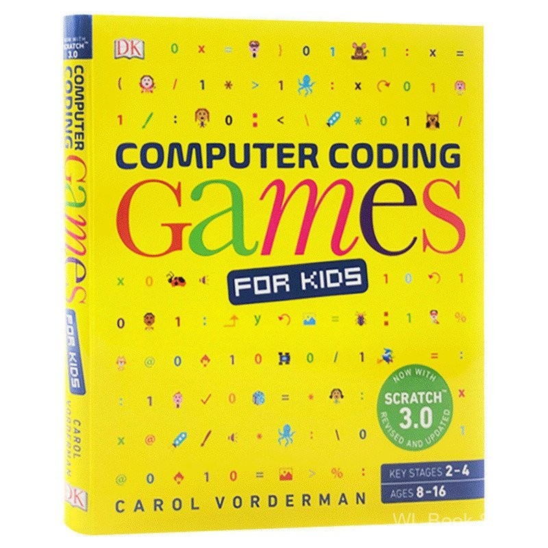 DK คู่มือเกมการเขียนโปรแกรมสำหรับเด็ก Computer Coding Games for KID ...