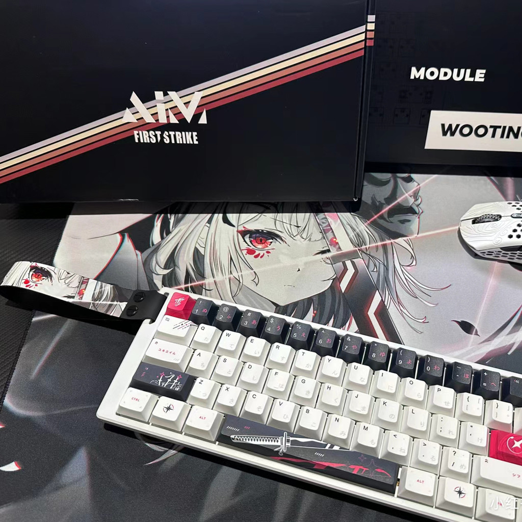 Yuki aim key cap pbt ระเหิดความร้อนห้าด้านโรงงานเดิมสนับสนุน wooting/made68/atk68 กวางเมา a75 ...