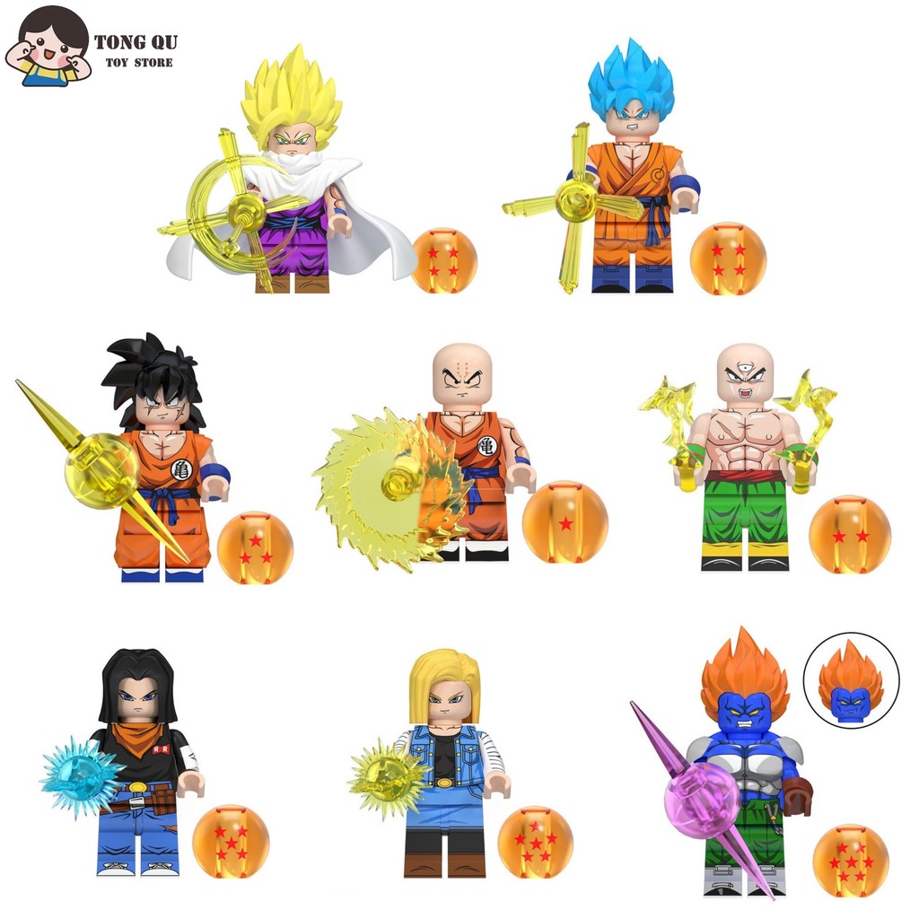 Dragon BALL Minifigures Son Gohan Son Goku Building Block ตุ๊กตาสะสม ...