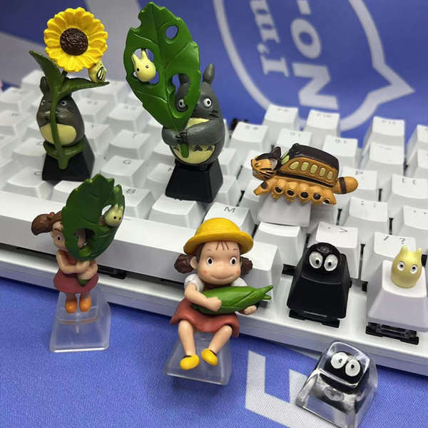 คีย์แคปไทย คีย์แคป บุคลิกภาพการ์ตูนอนิเมะ chinchilla keycaps น่ารัก ...