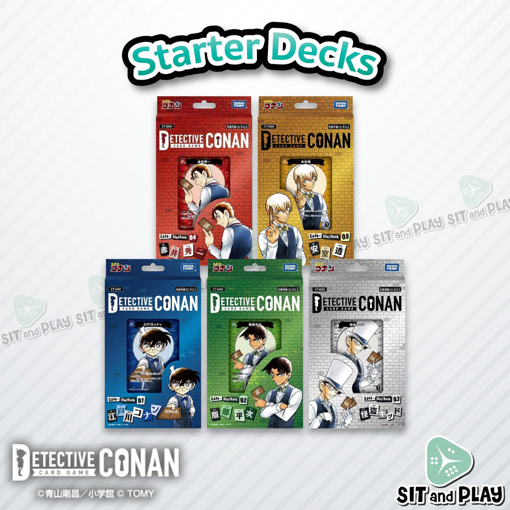 Detective Conan Card Game - Starter Decks เด็คเริ่มต้น โคนัน การ์ดเกม ภาษาญี่ปุ่น ของแท้ 100% ...