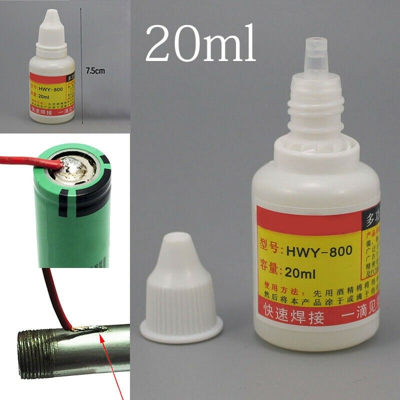 [LSAR] 20ml สแตนเลสสตีลฟลักซ์บัดกรีวางของเหลวเชื่อมบัดกรีเครื่องมือ HWY ...