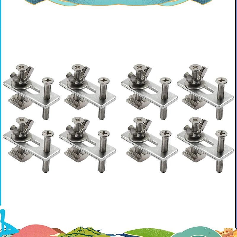 Super 8PCS T-Track Mini Hold Down Clamp Kit, ใช้งานร่วมกับ 3018-PRO ...