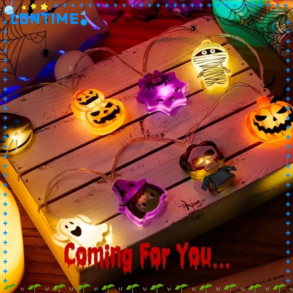 Lontime ไฟ LED String, Spider แขวนฟักทอง Mummy String โคมไฟ, ตกแต่ง ...
