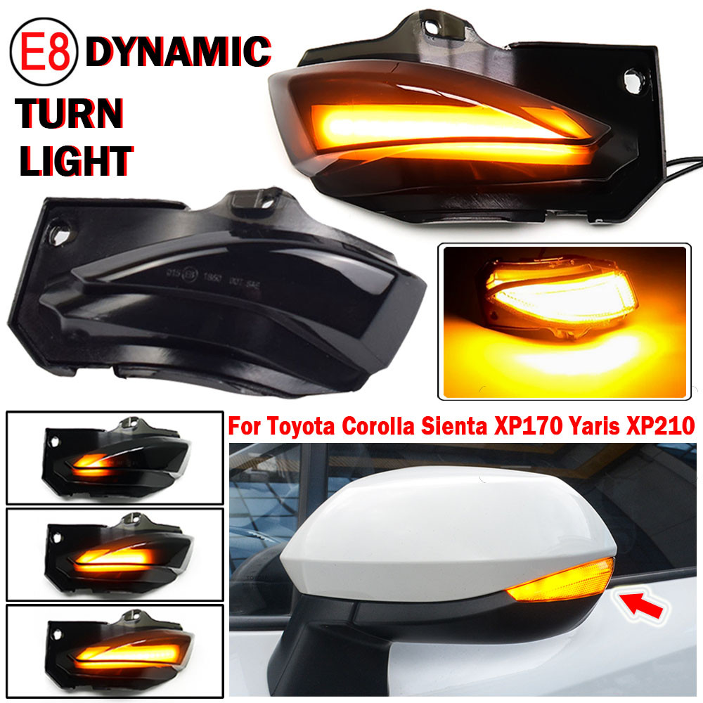 Amber Blinker โคมไฟสําหรับ Toyota Corolla Hybrid Hatchback E210 2019 ...