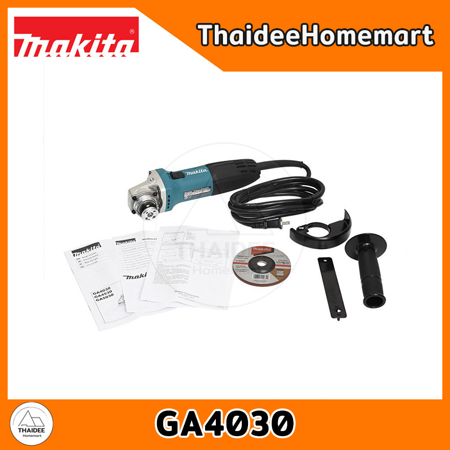 MAKITA เครื่องเจียรไฟฟ้า 4 นิ้ว GA4030 สวิทซ์ข้าง (720W) รับประกันศูนย์ ...