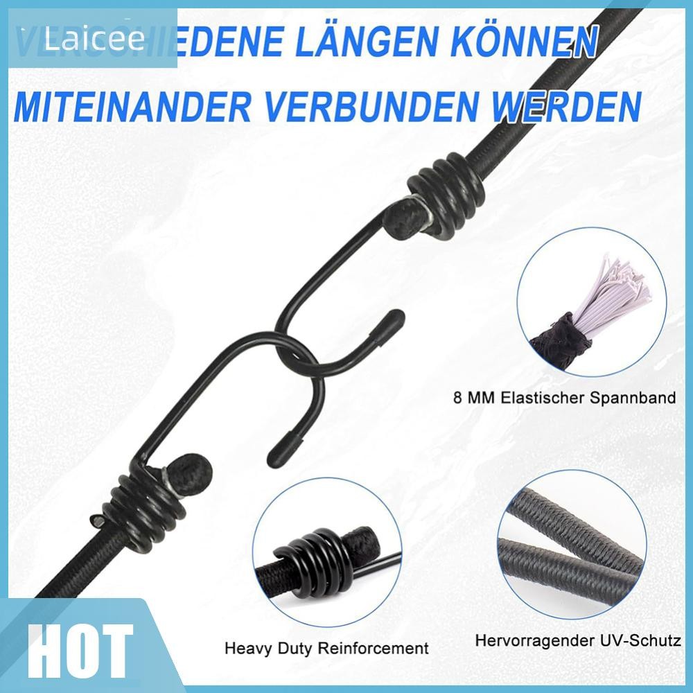 [Laicee.th] สายไฟบันจี้จัม 10 ชิ้น พร้อมตะขอ ยืดหยุ่น และกันน้ำ เพื่อการใช้งานกลางแจ้ง | Shopee ...