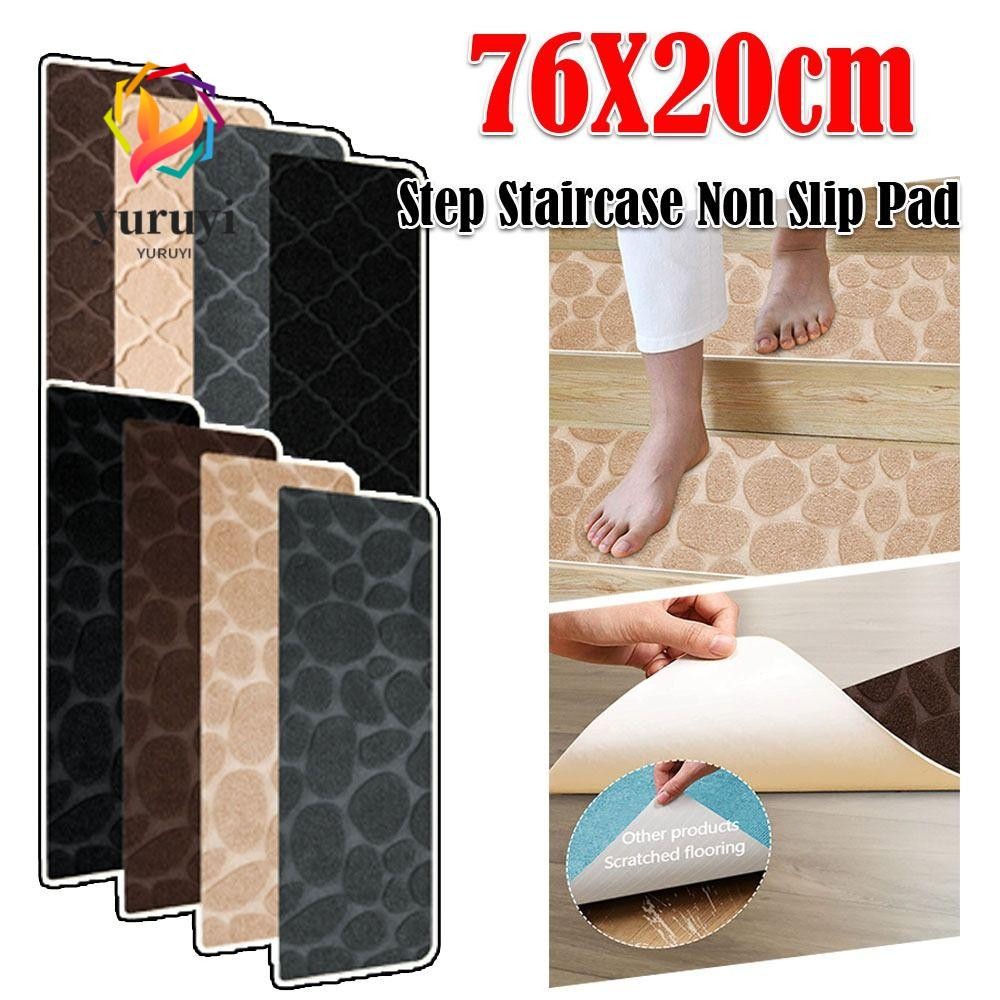 YURUYI บันไดพรม,ความปลอดภัย Soft Stripe บันได,แฟชั่น Self-กาวลื่นป้องกันแผ่นตกแต่งบ้าน | Shopee ...