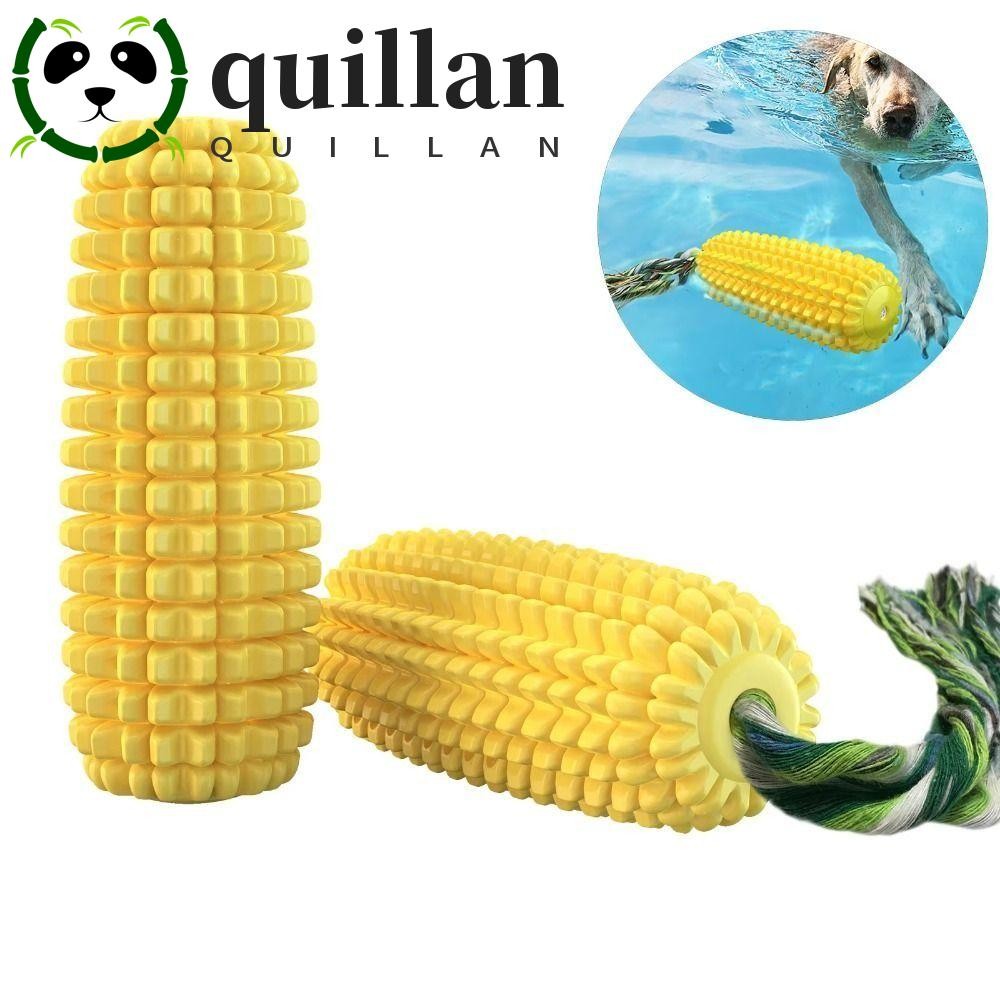 QUILLAN Interactive Corn Toys,ความยืดหยุ่นSqueakyข้าวโพดรูปร่างของเล่น ...