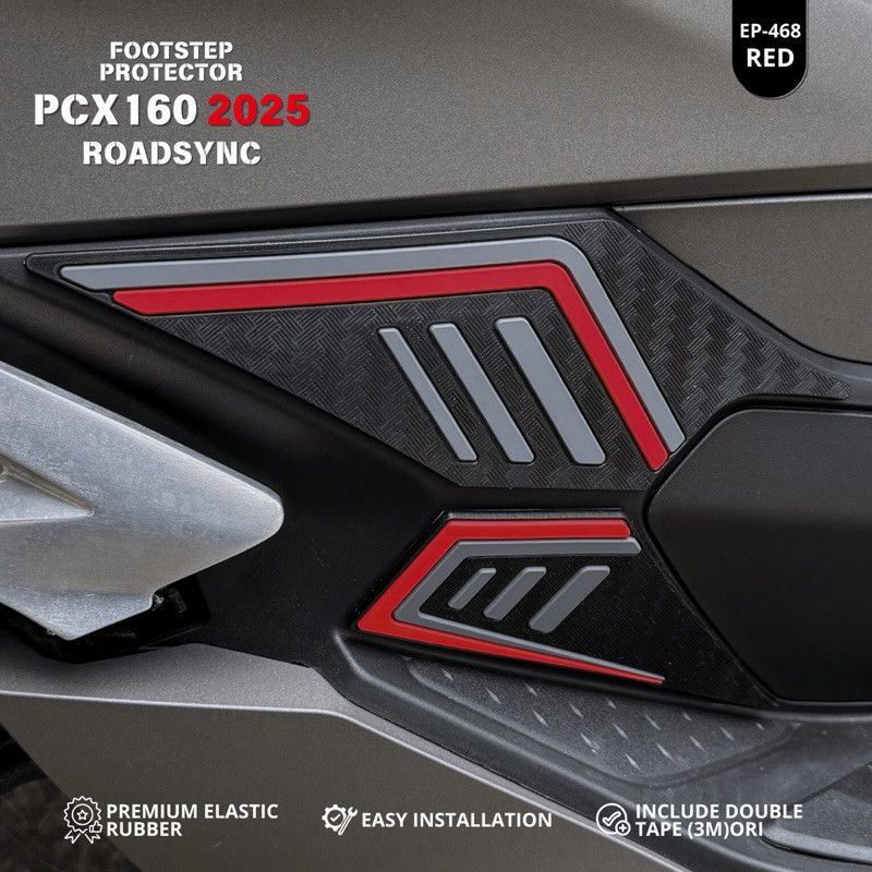 FootStep Protector PCX 160 2025 RoadSync - ยางป้องกันขั้นบันไดด้านข้าง ...