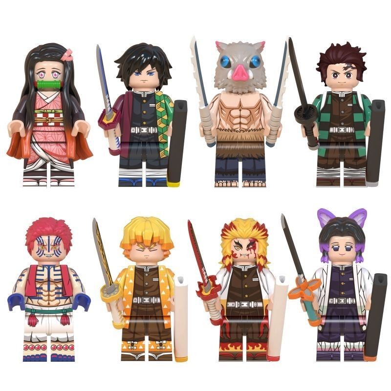 Demon Slayer ใช้งานร่วมกับ Lego Building Block Minifigure Tanjirou ...