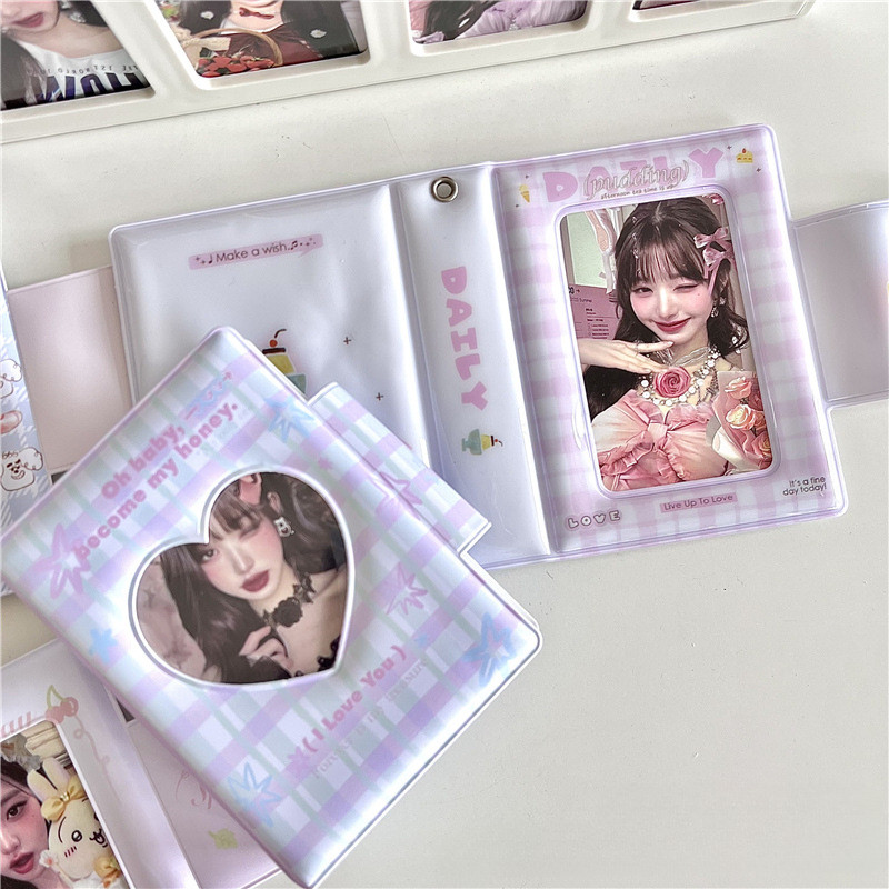 32 กระเป๋า Photocards รวบรวม Lomo Card Holder 3 นิ้ว Double side Case ...