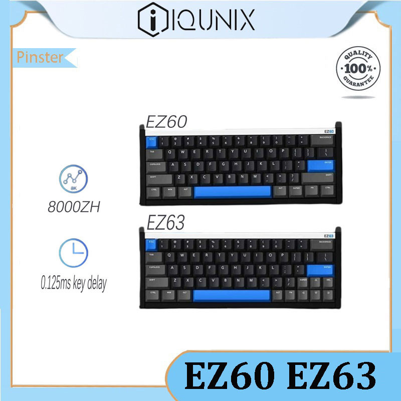 IQUNIX EZ60 EZ63 Flagship Esports Magnetic Switch คีย์บอร์ดอลูมิเนียม CNC Magnetic Jade Switch ...