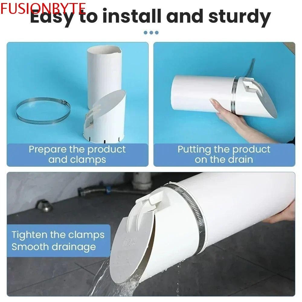 Fusionbyte ฝาปิดท่อฝน, ท่อระบายน้ํา PVC ท่อน้ําเสียท่อ Anti-rat Cover, มัลติฟังก์ชั่นขนาดใหญ่ ...