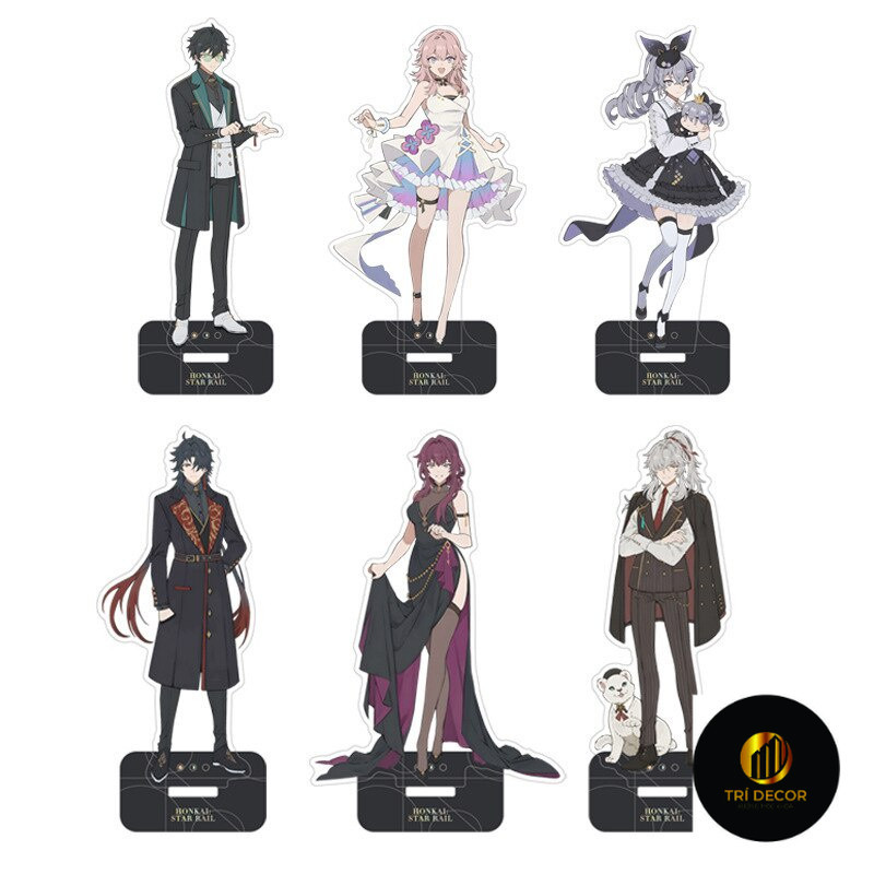 (V1) HONKAI STAR RAIL โมเดลสแตนดี้พิมพ์ลายเกม micha chibi aricylic รูป ...