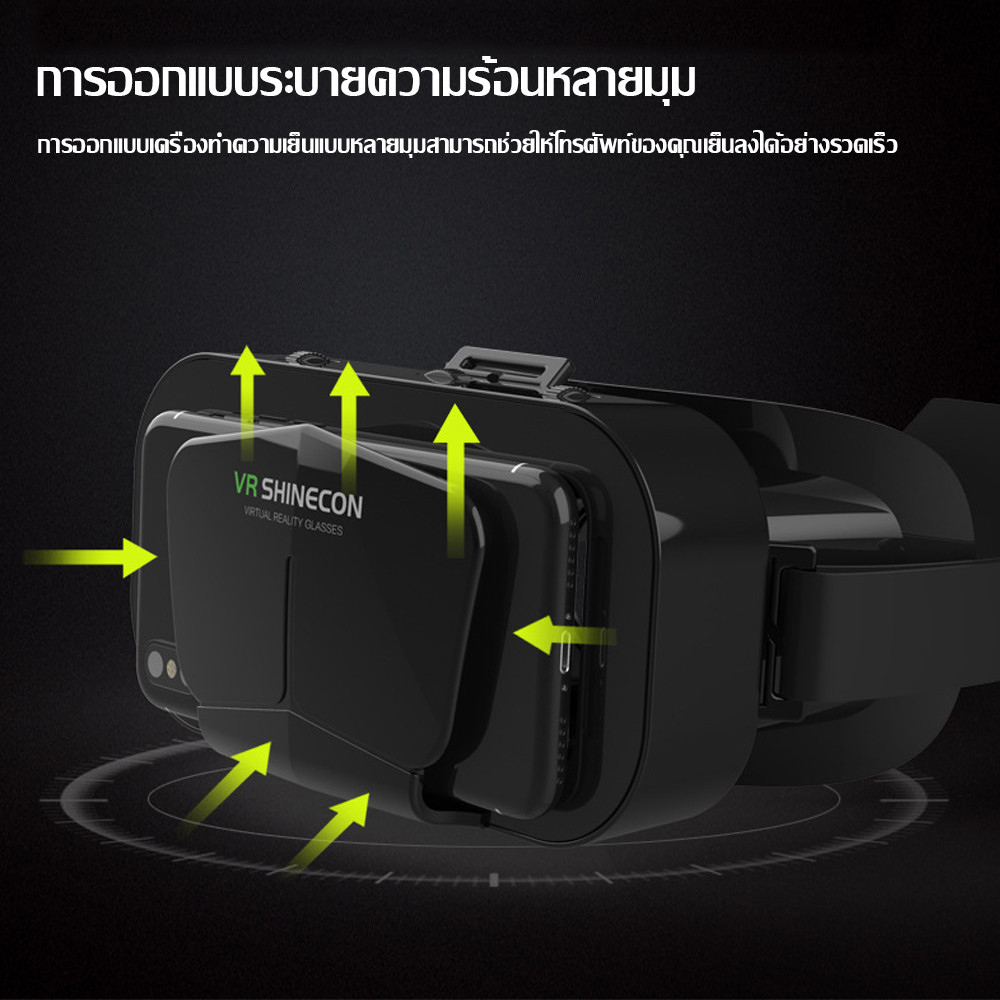 แว่นตา VR 3D รุ่นอัพเกรดล่าสุดแว่นตาเสมือนจริง G10 สำหรับ iPhone สมาร์ท ...