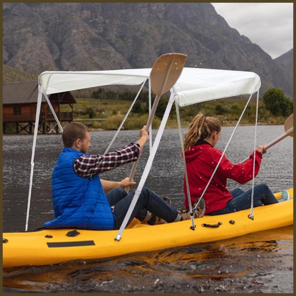 Kayak Sun Shade Inflatable Kayak ร่ม Kayak Shade Canopy แบบพกพาพับเรือ ...