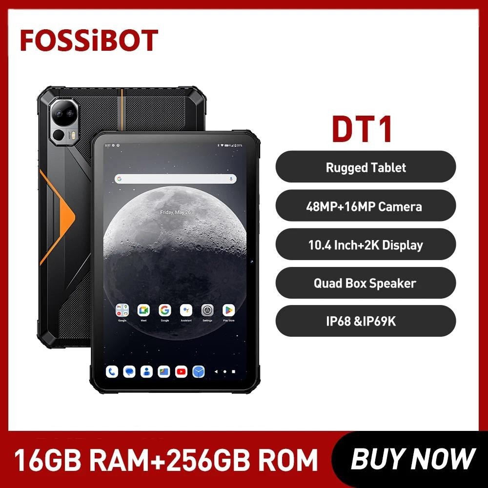 Fossibot DT1 แท็บเล็ตที่ทนทาน Android 13 10.4 นิ้ว 2K จอแสดงผล 8GB ...