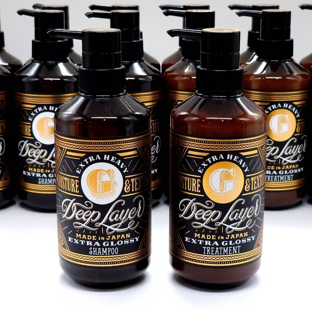 แชมพูและครีมนวด Deep layer Extra Glossy Shampoo/Treatment ขนาด 470g ...