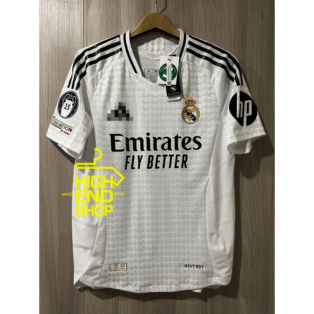 ใหม่ล่าสุด!! 2024/25 เสื้อบอล เกรด Player เรอัล มาดริด Home เหย้า เสื้อ ...