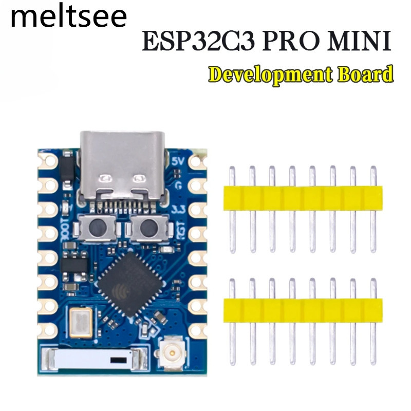 Esp32c3 pro mini บอร์ดพัฒนาออนบอร์ด ESP32-C3FH4 โมดูลชิป ESP32-C3 pro mini WiFi บอร์ดพัฒนาบลูทูธ ...