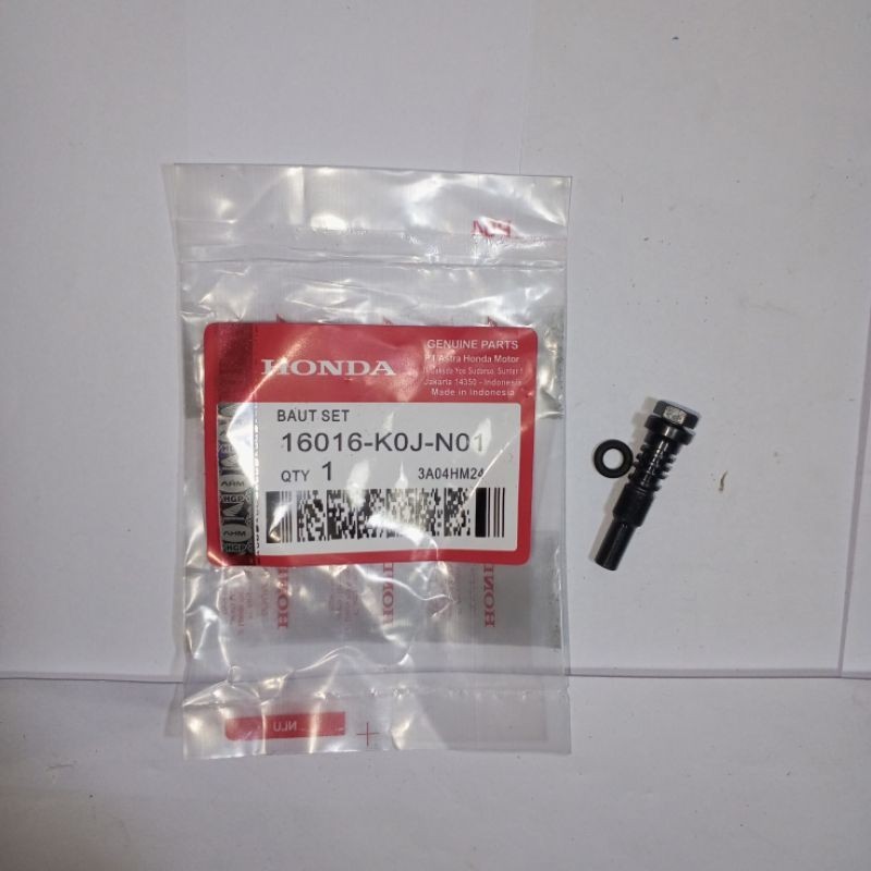 Honda 16016-KOJ-N01 scr. สลักเกลียวปรับแก๊สลม (สําหรับรถจักรยานยนต์หัว ...