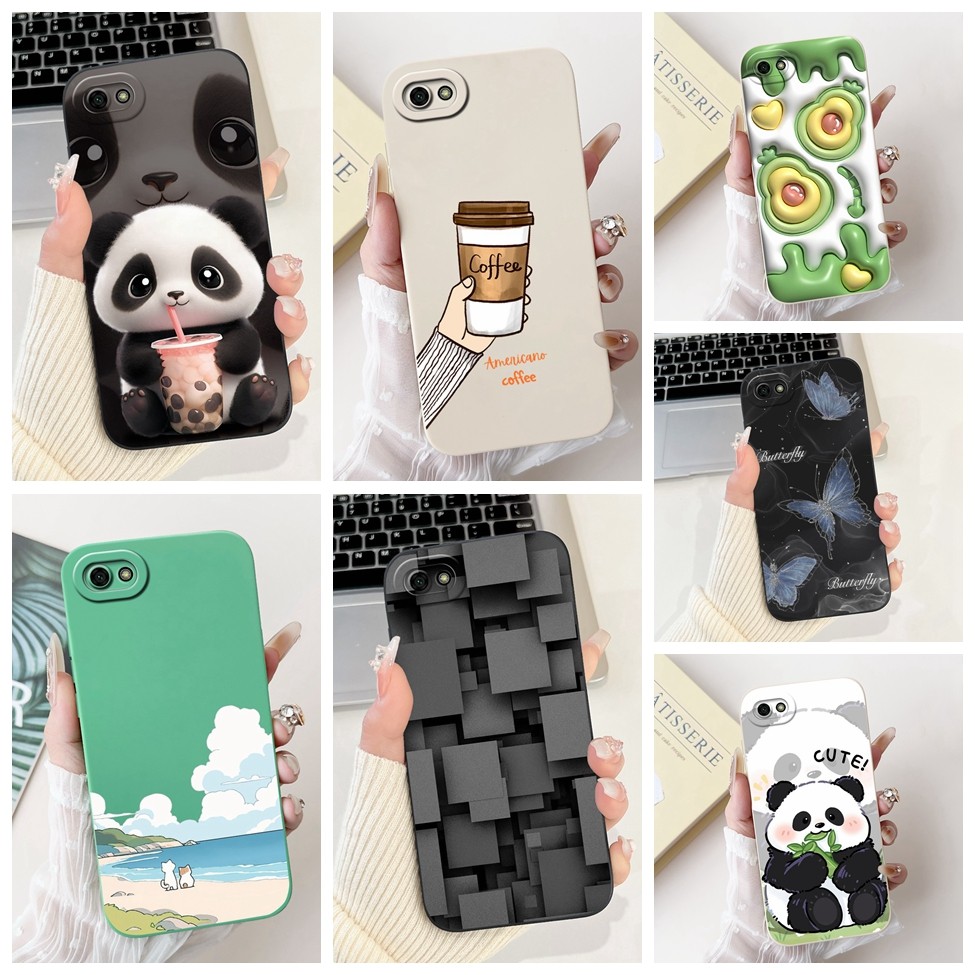 Vivo Y81i 1812 กรณี Y81 1808 ความงามแฟชั่นน่ารัก Panda ทาสีปกหลัง Vivo ...