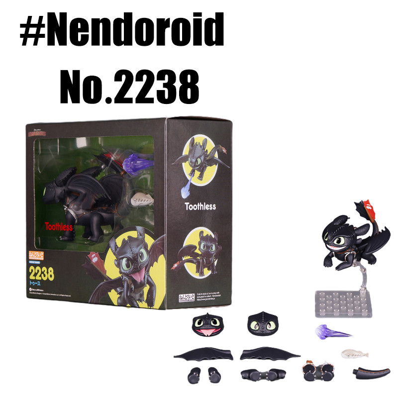 How To Train Your Dragon Night Fury โมเดล Nendoroid Toothless | Shopee ...