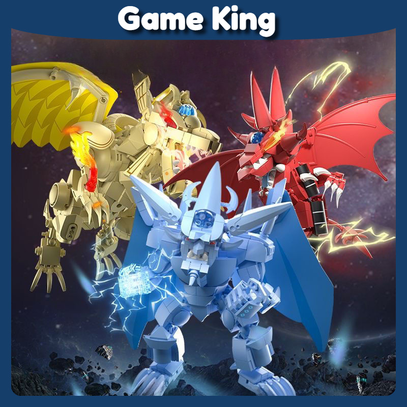 เกม King serise ของเล่นบล็อกตัวต่อ Obelisks Titan Soldier,Sky Dragon of ...