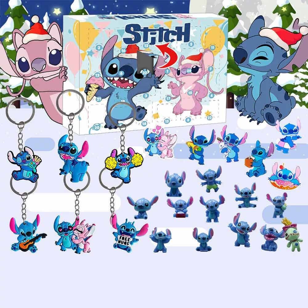 Christmas Advent Calendar Blind Box 24 Days Countdown Lilo & Stitch ...