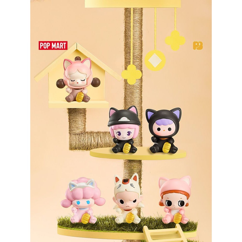 Popmart POPMART Bubble Cute Granules Lucky Cat Series Doll Mystery Bag ...
