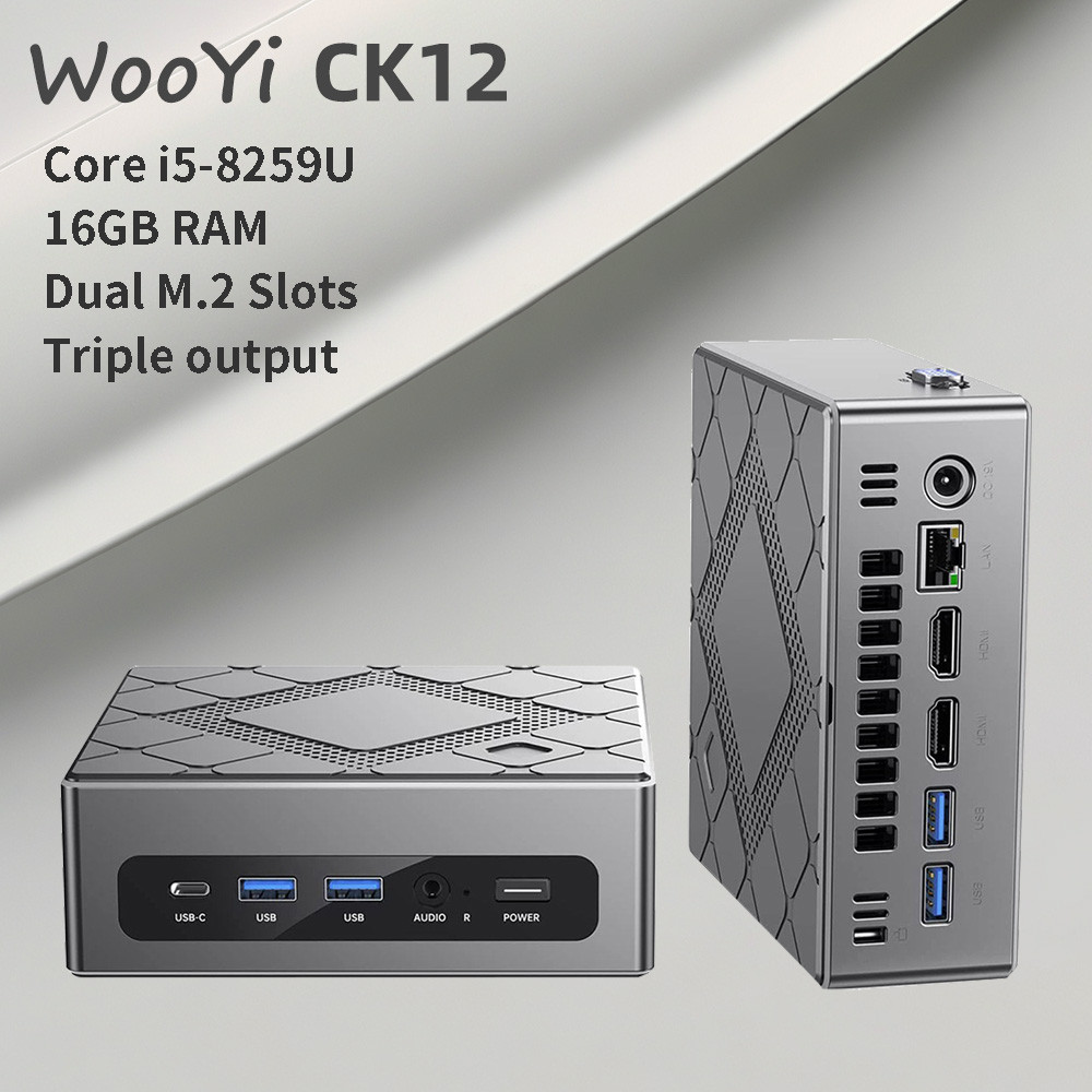 CK12 Intel Gaming Mini PC 8th Core i5-8259U 16GB RAM 256GB 512GB SSD ...