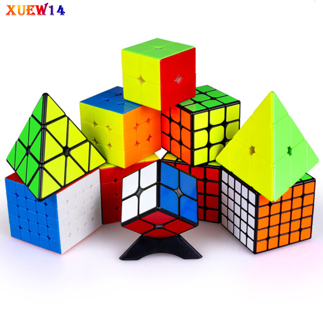 T8 Qiyi Magnetic Magic Cube Professional 2x2 3x3 4x4 5x5 ความเร็วปริศนา ...