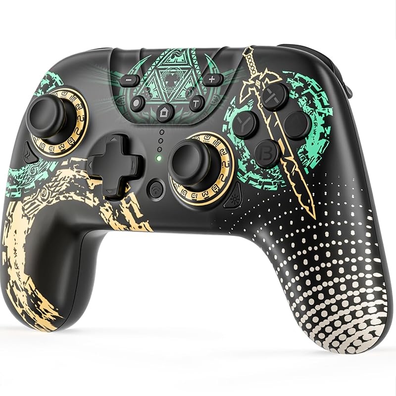 《JAPAN》★Wireless Switch Controller with Hall Effect Joystick Switch Controller 6-Axis Gyro ...