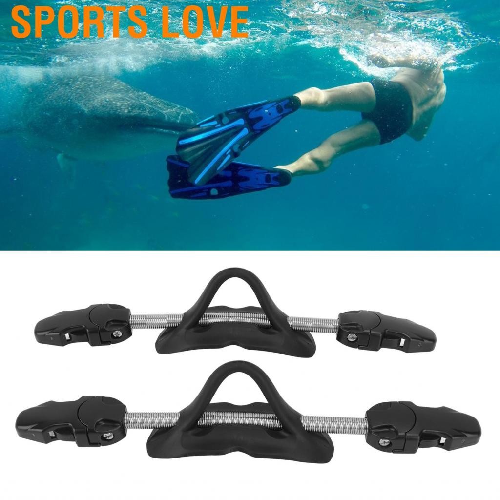Sports Love Fins Spring Straps Diving Fin Strap Release Buckle ทนต่อการ ...