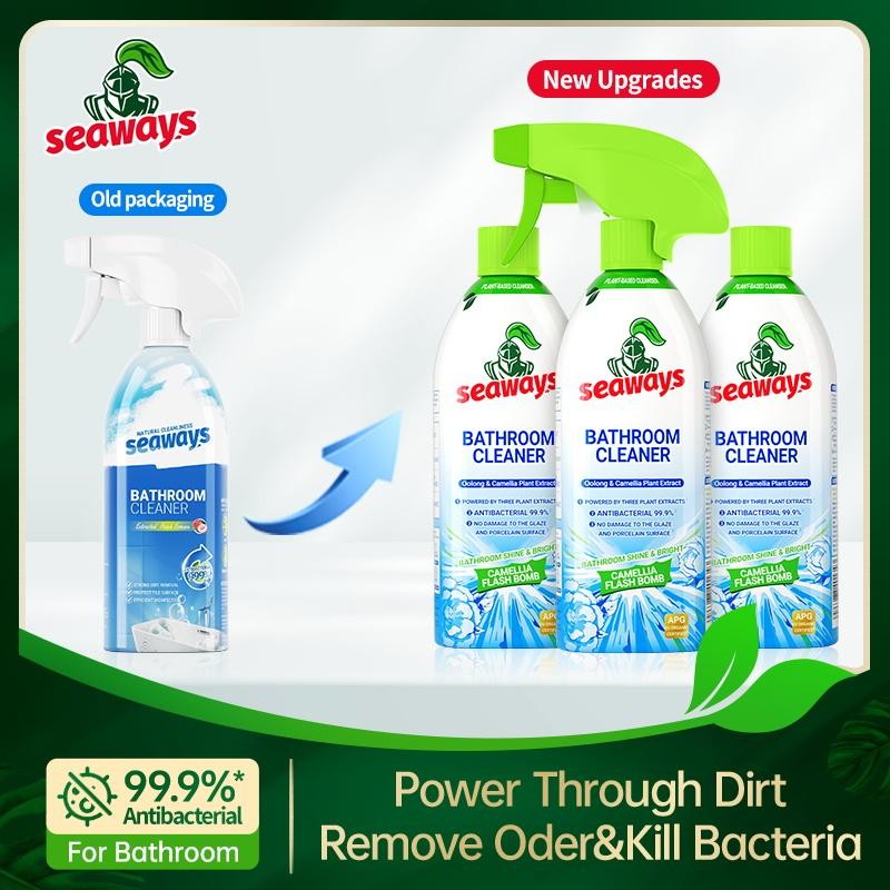 Seaways Bathroom Spray Cleaner (500g) Toliet Bowl Cleaner Cement Stain ...