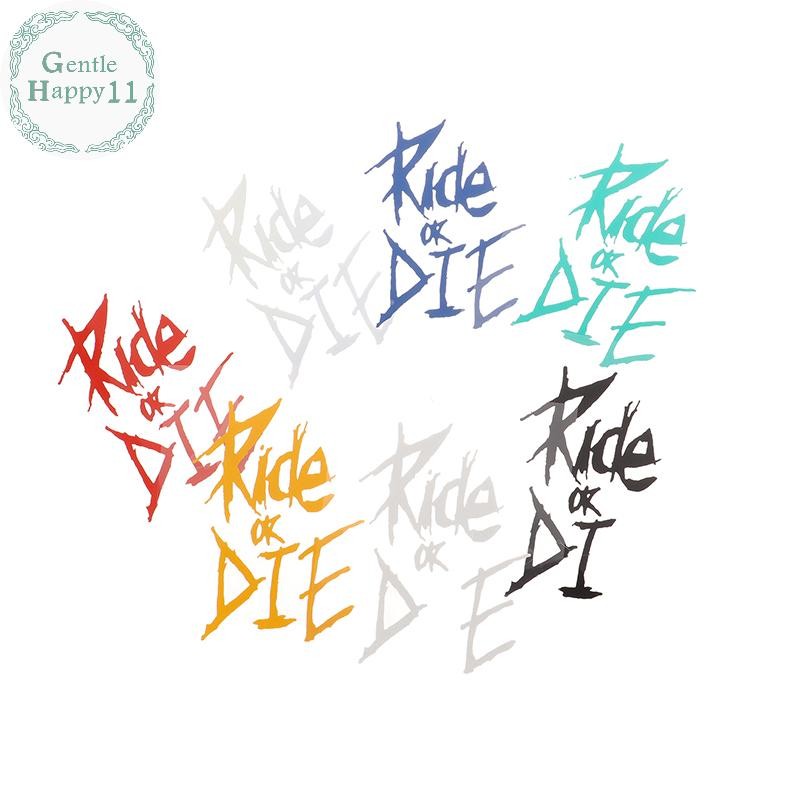 GentleHappy สติกเกอร์ตกแต่งจักรยาน Ride หรือ Die Top Tube Decal 1 ชิ้น ...