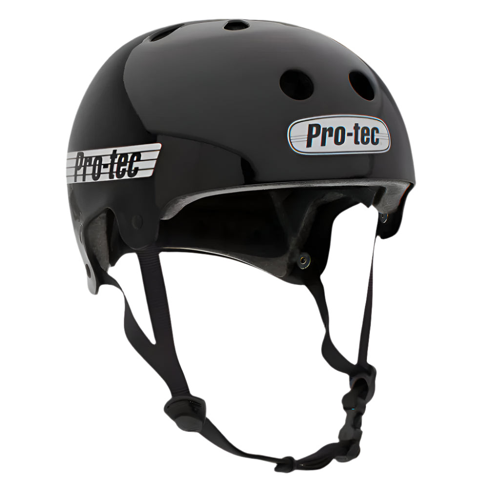 Pro-Tec Helmet Old School Gloss Black (Certified) | Shopee Thailand