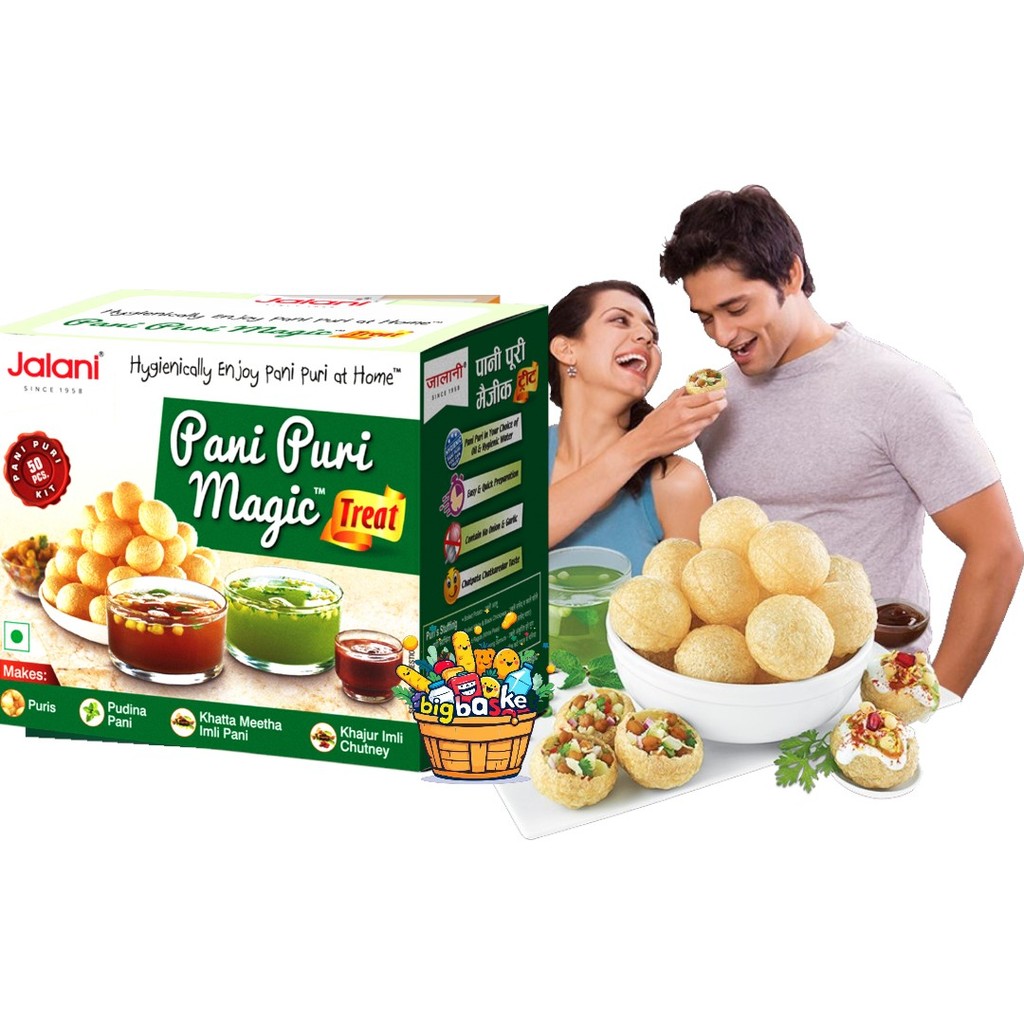 Pani Puri Magic( Jalani )220g แผ่นแป้งสําหรับทอด ขนมอินเดีย. | Shopee ...