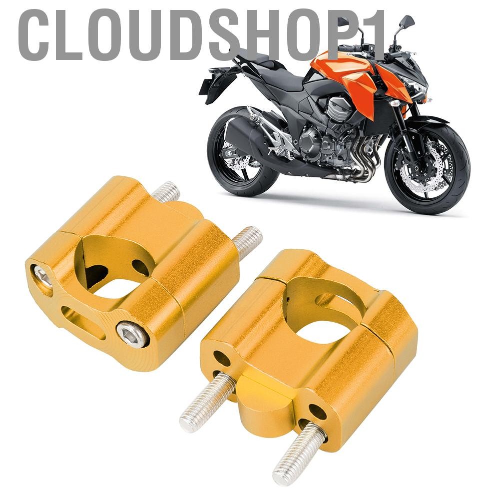 Cloudshop1 CloudShop1-th Motorcycle Handlebar Mount Clamps CNC อะแดปเต ...