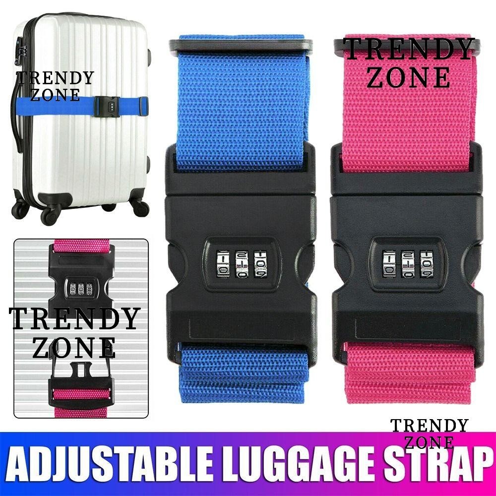 Trendyzone เข็มขัดกระเป๋าเดินทาง Security Travel Carry On Straps สายรัด ...