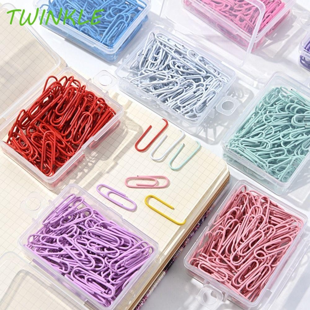 Twinkle1 50PCS คลิปหนีบกระดาษโลหะ, Creative Binding Bookmark คลิป, Mini ...