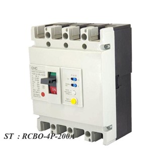 200A 4P RCBO AC Residual Current Circuit Breaker with Overcurrent Protection CNC YCM1LE-250L ...
