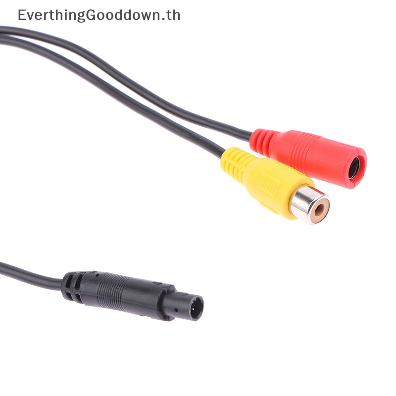 Ever รถสํารองกล้องสายรัดสายไฟ CVBS RCA 4-Pin ชายหญิงเชื่อมต่อหญิงสายไฟ ...