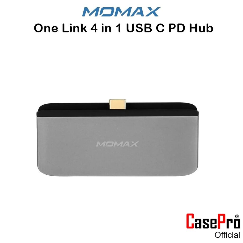 Momax One Link 4 in 1 USB C PD Hub อุปกรณ์เชื่อมต่อเกรดพรีเมี่ยม สำหรับ ...