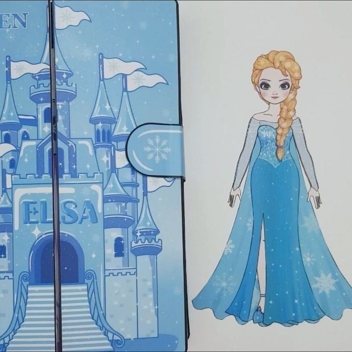 Frozen Quiet Book Doll Handmade โฮมเมดเปลี่ยนกระดาษของเล่นสาวสนุกกึ่ง ...