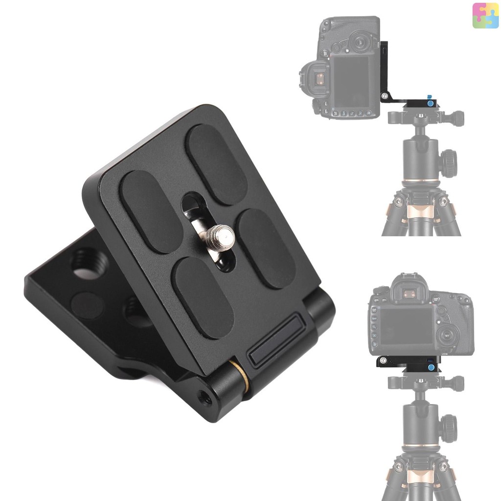 โลหะผสมรูปตัว L พร้อมแผ่นปล่อย 1/4 นิ้วกล้อง L สกรู Dslr Quick Release ...